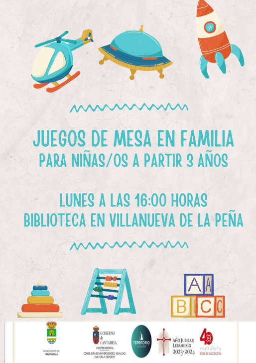 JUEGOS DE MESA EN FAMILIA | Ayuntamiento de Mazcuerras
